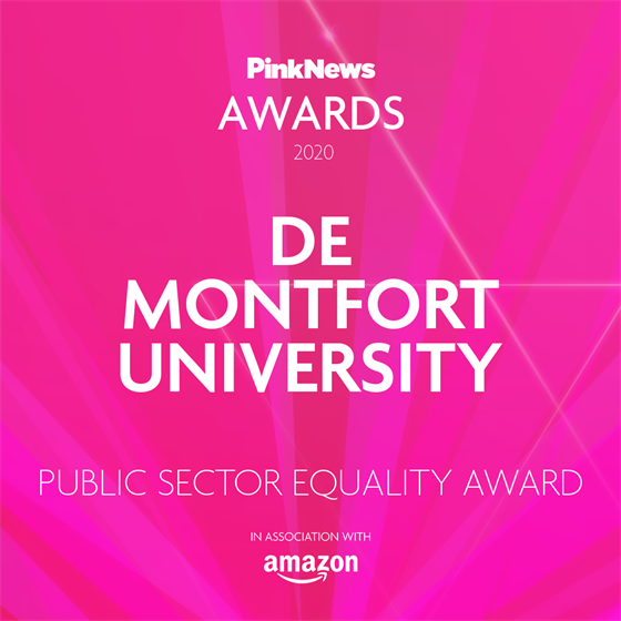 DMU wins national Pink News award for LGBTQ+ support