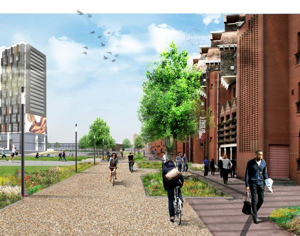 First look at DMU plans for striking public pathway running through ...