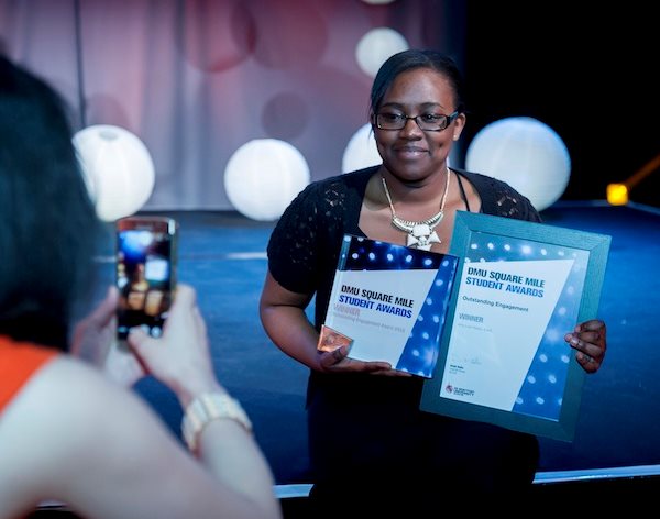 Inspirational students praised at DMU Square Mile Awards