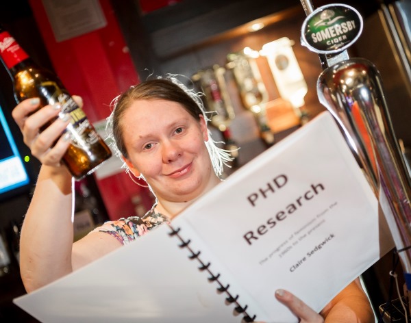 Two pints of lager and a talk about your PhD please