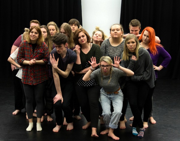 Drama students acting up on an international stage