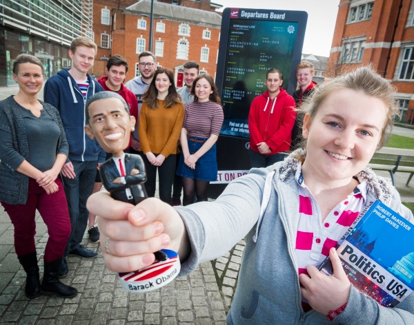 DMU politics students play Trump card with Washington trip