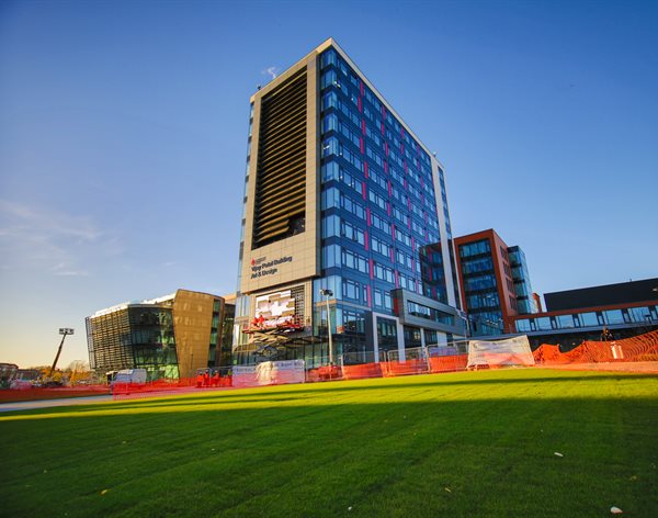 DMU hits the big screen after huge display installed on campus