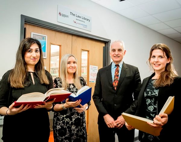 Irwin Mitchell sponsors DMU's Law Library