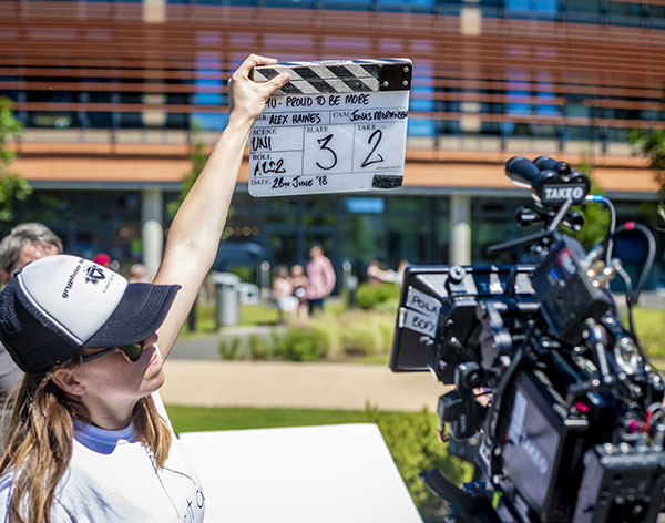 Students' pride at being the new faces of DMU