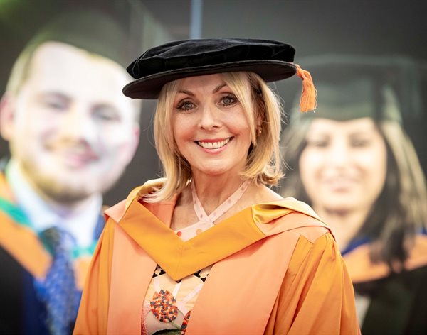 Broadcast news: TV presenter becomes Doctor of Letters
