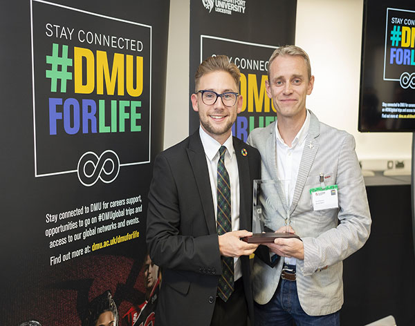 BAFTA winning games company founder awarded first ever 'Pride of DMU' award
