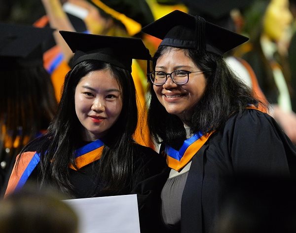 Winter Grads 2020: DMU graduates make friends for life