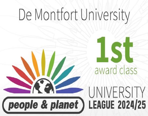 DMU ranked second most eco-friendly university in the UK
