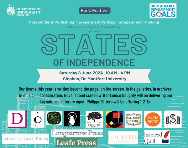 Bestselling writer joins lineup for DMU's creative writing festival