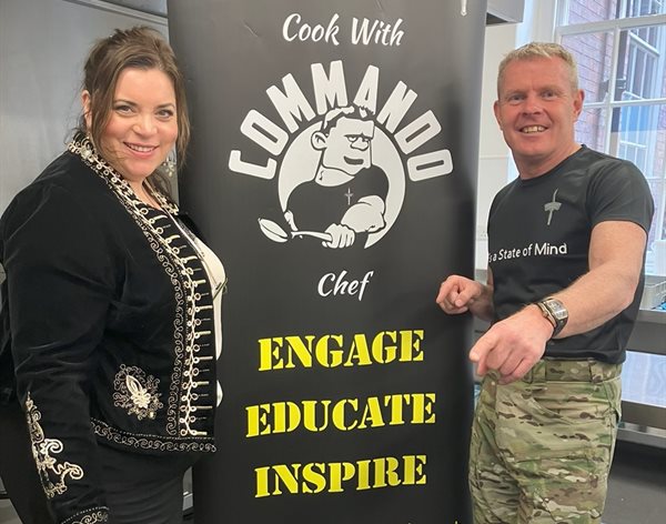 Commando chef backs campaign to cut knife crime with rounded-tips