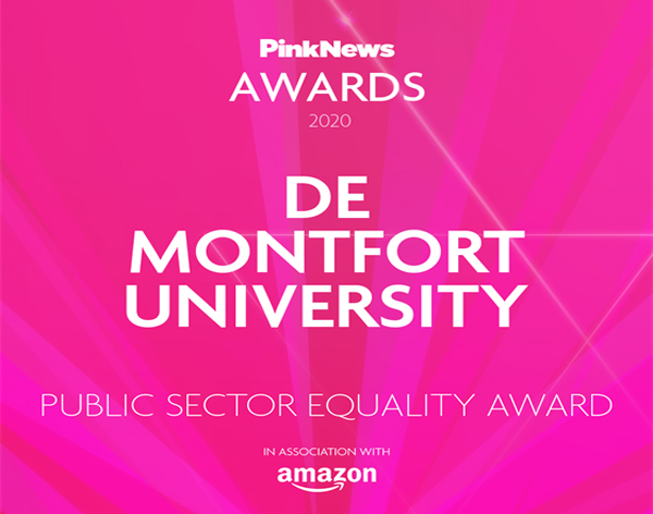 DMU wins national Pink News award for LGBTQ+ support