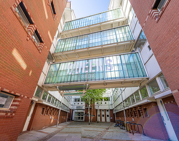 Queen's Building Fire Assembly Point has been relocated