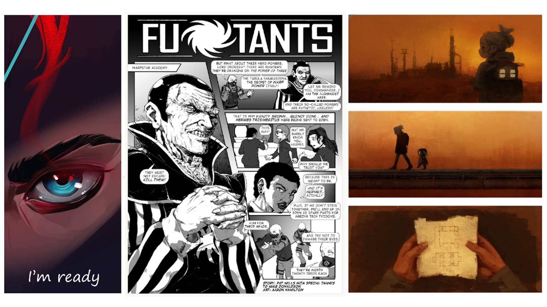 Concept and Comic Art digital portfolio guidance